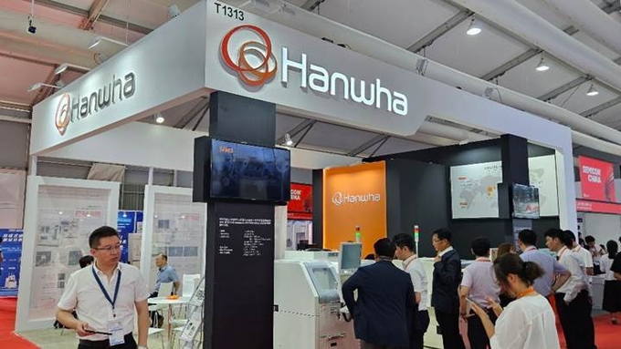 한화정밀기계, 中서 "최신 반도체칩 부착 기술" 선봬