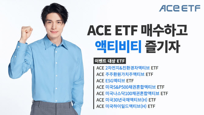 한투운용, ACE ETF 7종 매수 인증 이벤트